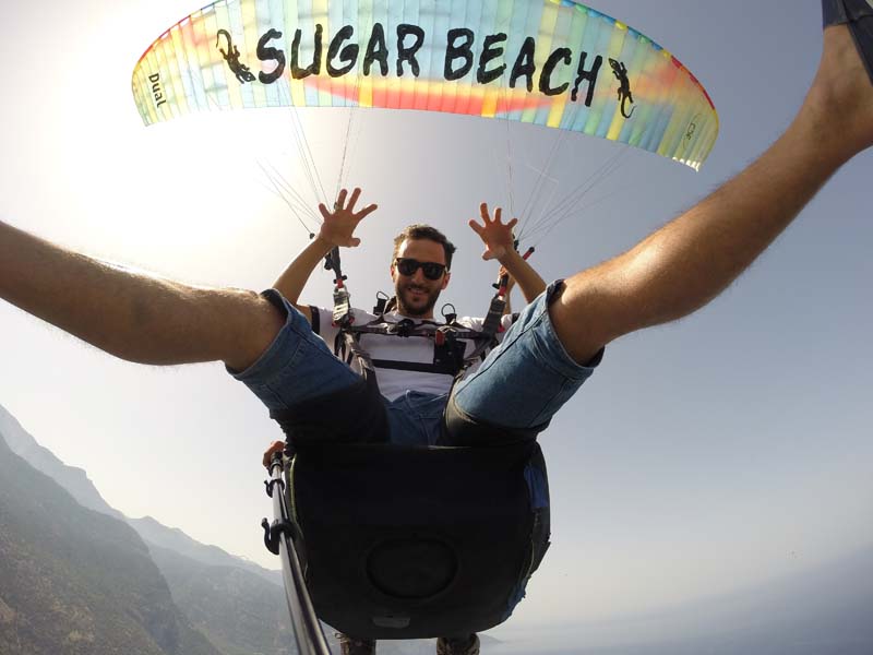 The most beautiful poses in the air | Fethiye Paragliding School